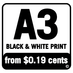 A3 Black & White Printing from 19 cents per page | Print Online – Print ...