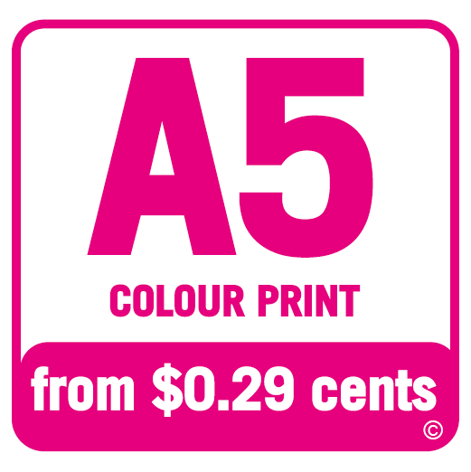 A5 Colour Printing from 29 cents per page | Print Online